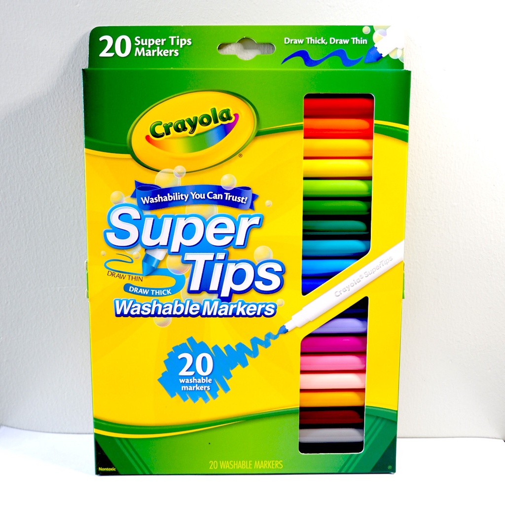 Crayola Supertips 10's and 20's | Shopee Philippines