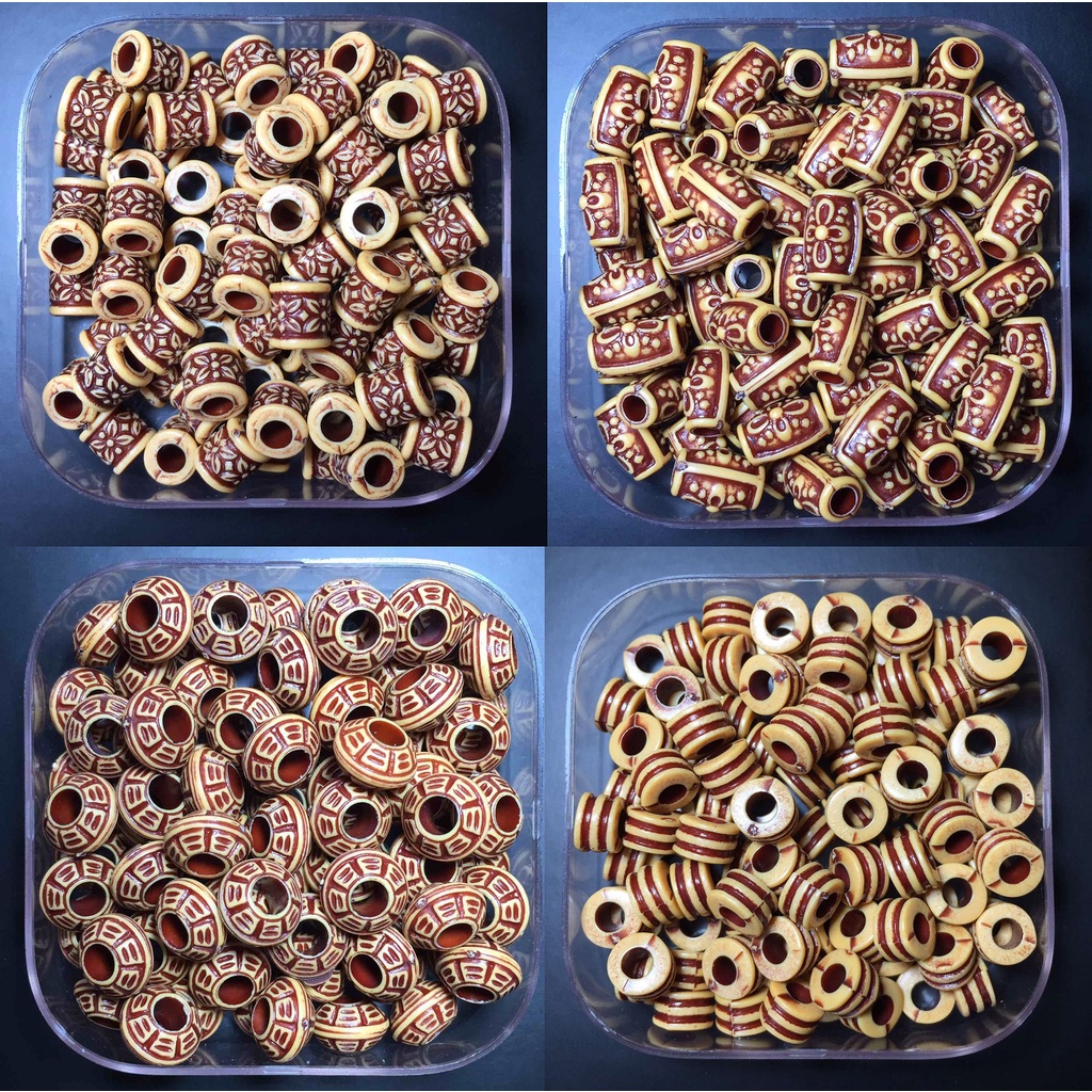 Veeds DIY Beads Tribal printed bead Charm | Shopee Philippines