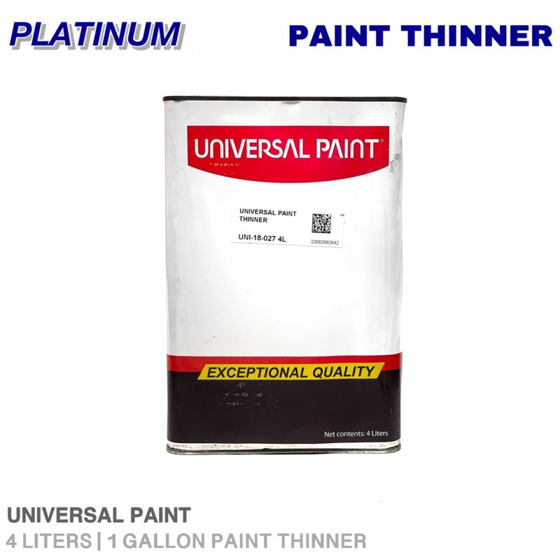 4Ltrs / 1Gallon | UNIVERSAL PAINT | Paint Thinner High Grade | Shopee Philippines