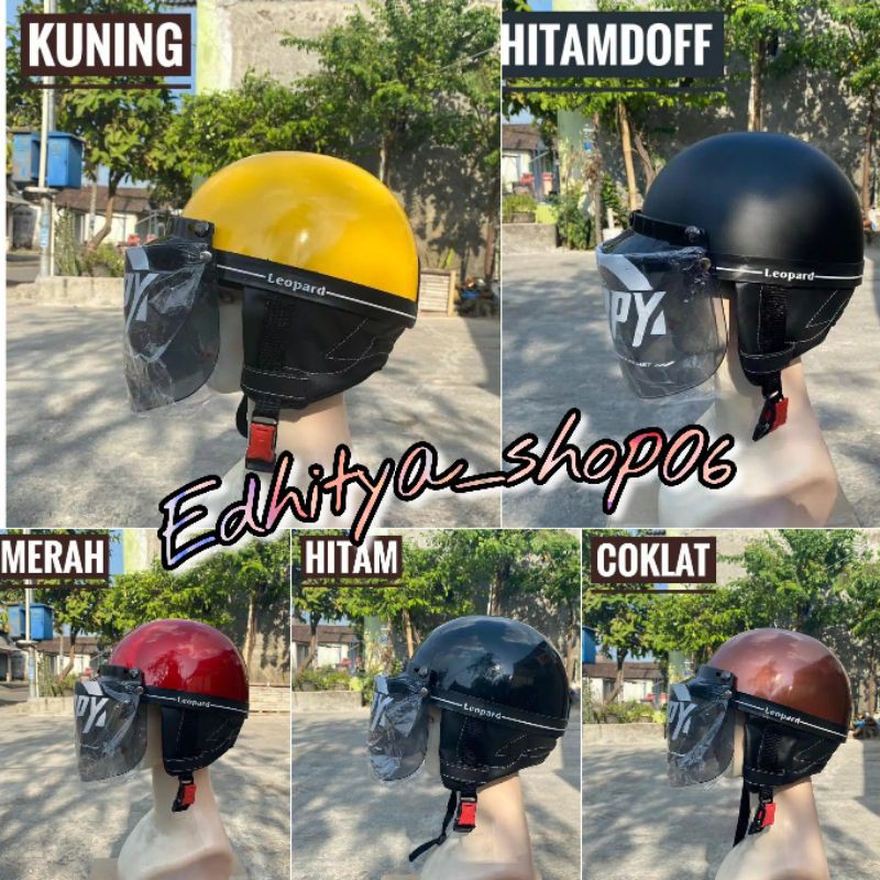 Adult Leopard Chip Helmet (Al Size) | Shopee Philippines