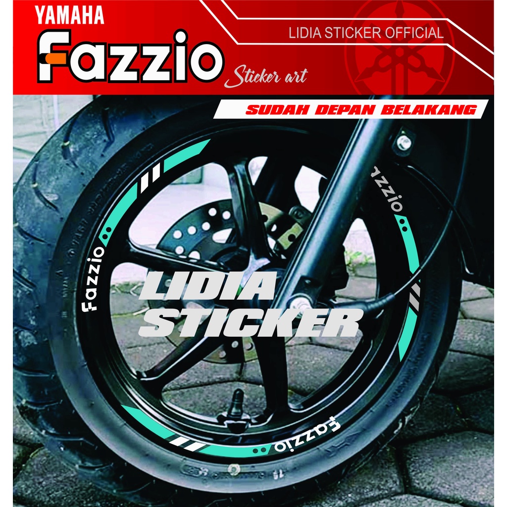 Sticker Rim YAMAHA FAZZIO CODE E | Shopee Philippines