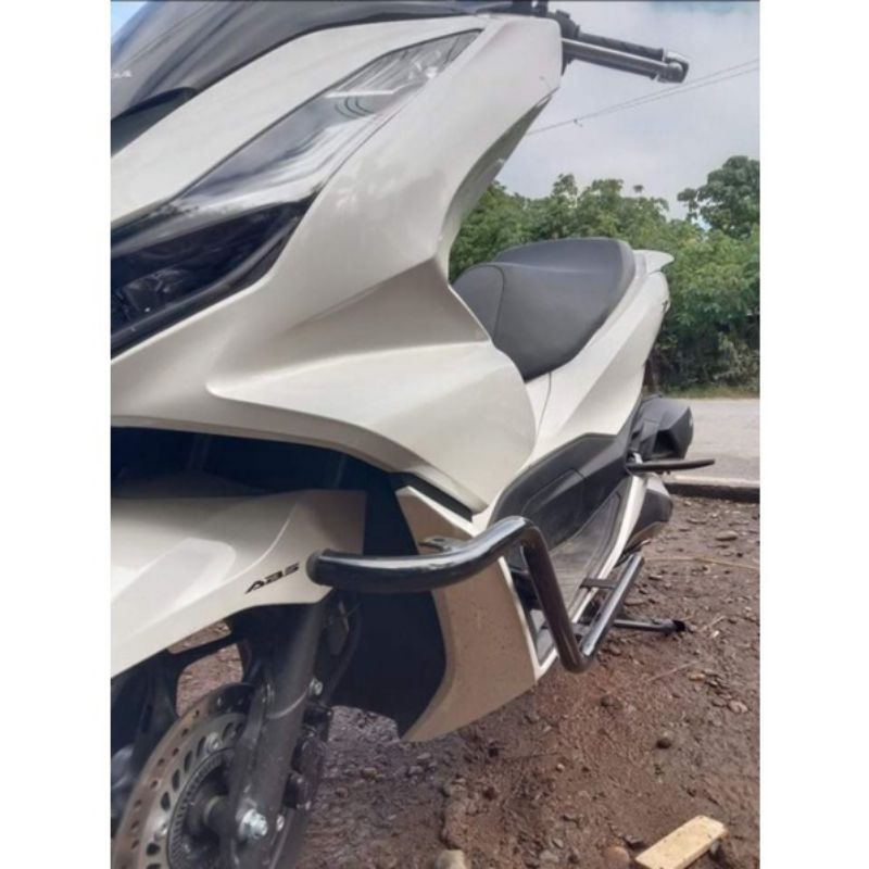 Honda PCX 160 - Half Crash Guard with Powder Coating | Shopee Philippines