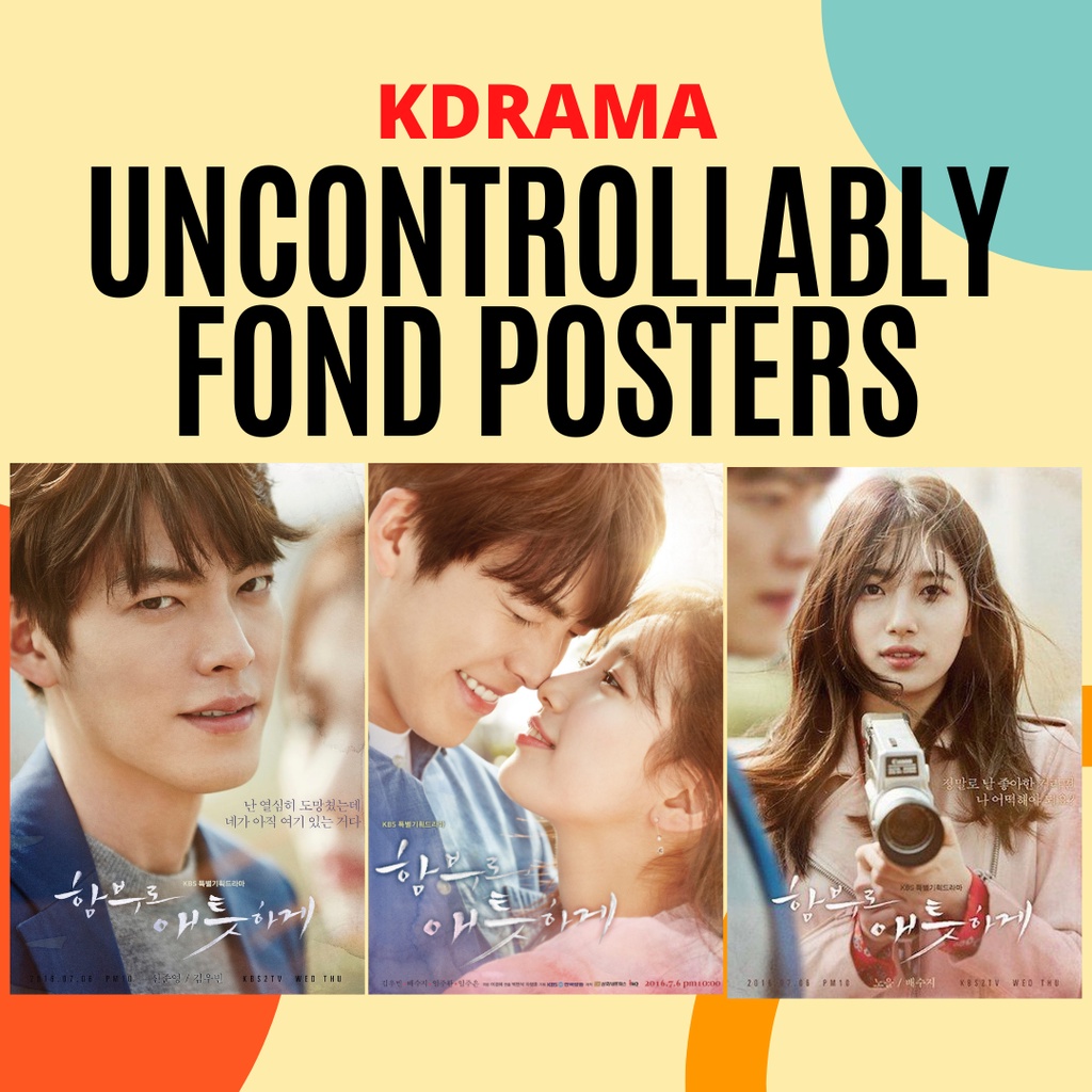 UNCONTROLLABLY FOND Kdrama Series Posters (A4 & A3 Size)Water Resistant ...