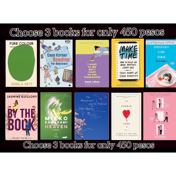 bundle books for only 599 pesos pls read the product description ...