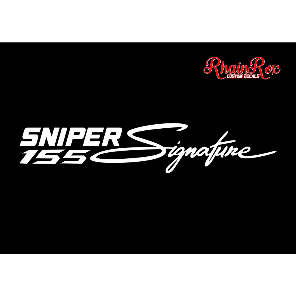 yamaha sniper 155 signature sticker | Shopee Philippines