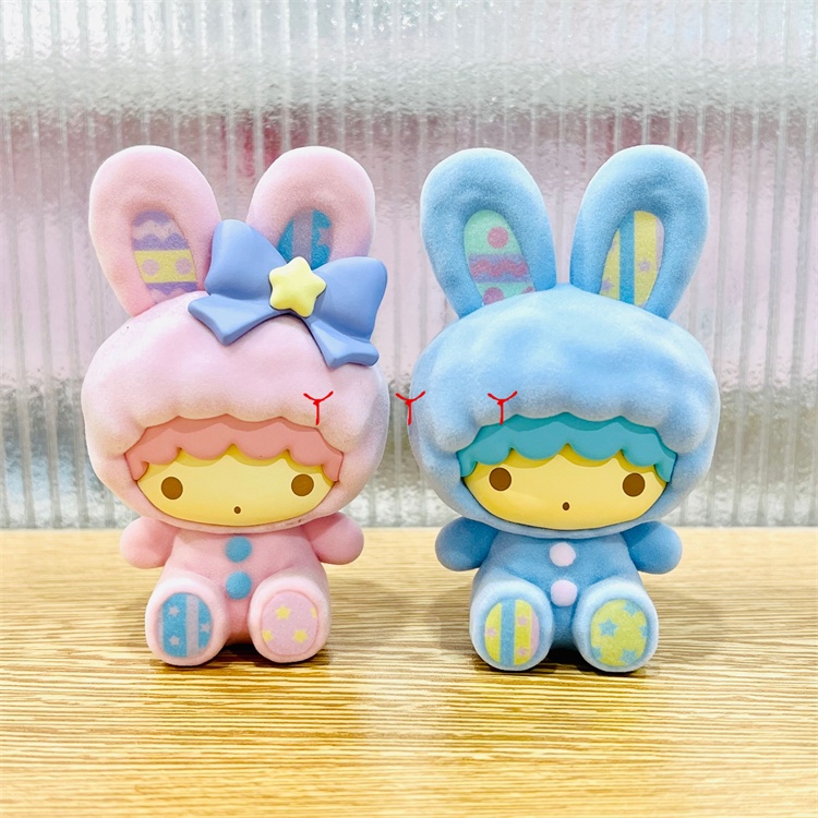 【Genuine】MINISO Sanrio Rabbit Flocking Series Confirmed Figure Little ...