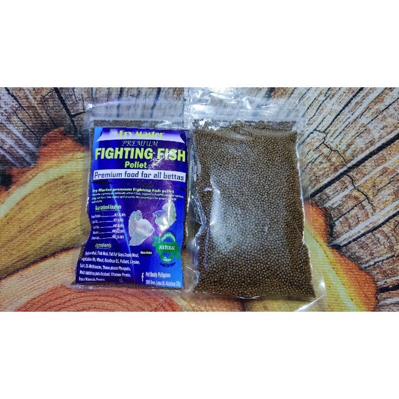 Fry Master Premium Fighting Fish Pellet 40g | Shopee Philippines