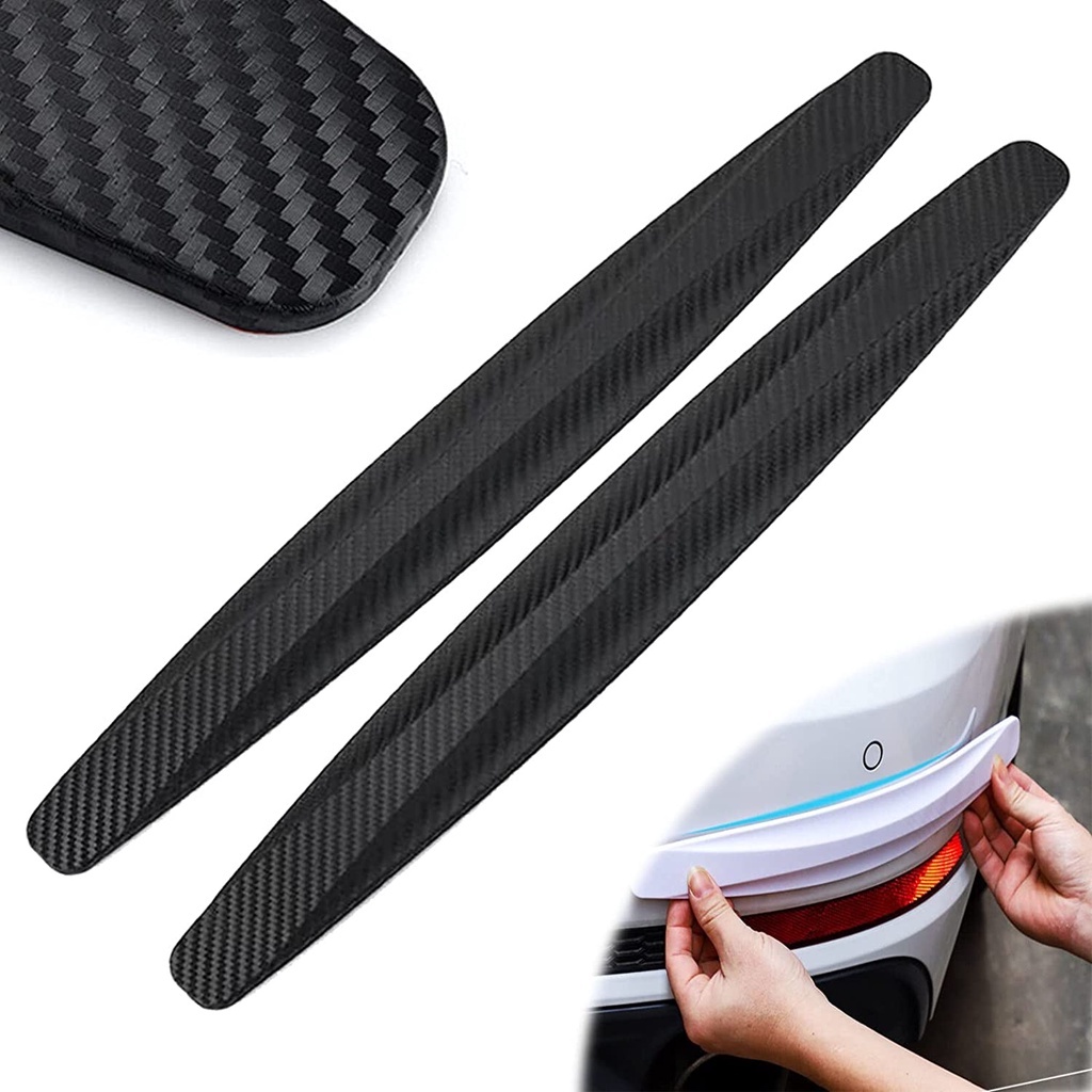2 Pcs Car Bumper Protector Strip Guard Corner Protection Strips Scratch ...