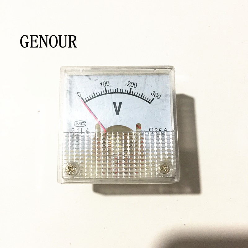 300V Voltmeter Small Square For Generator panel meter Gauge model 91L4 0~300V | Shopee Philippines