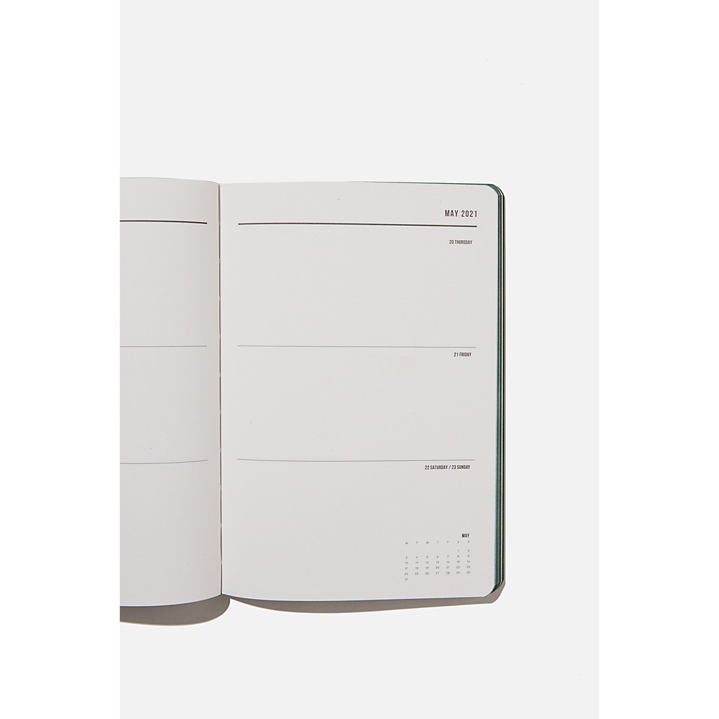 TYPO Planner / 2021 Zip Pocket Diary A5 / Weekly Layout | Shopee ...