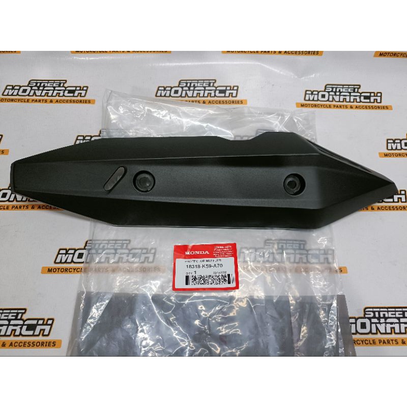GENUINE HONDA MUFFLER COVER PROTECTOR (18318-k59-a70) FOR HONDA CLICK ...