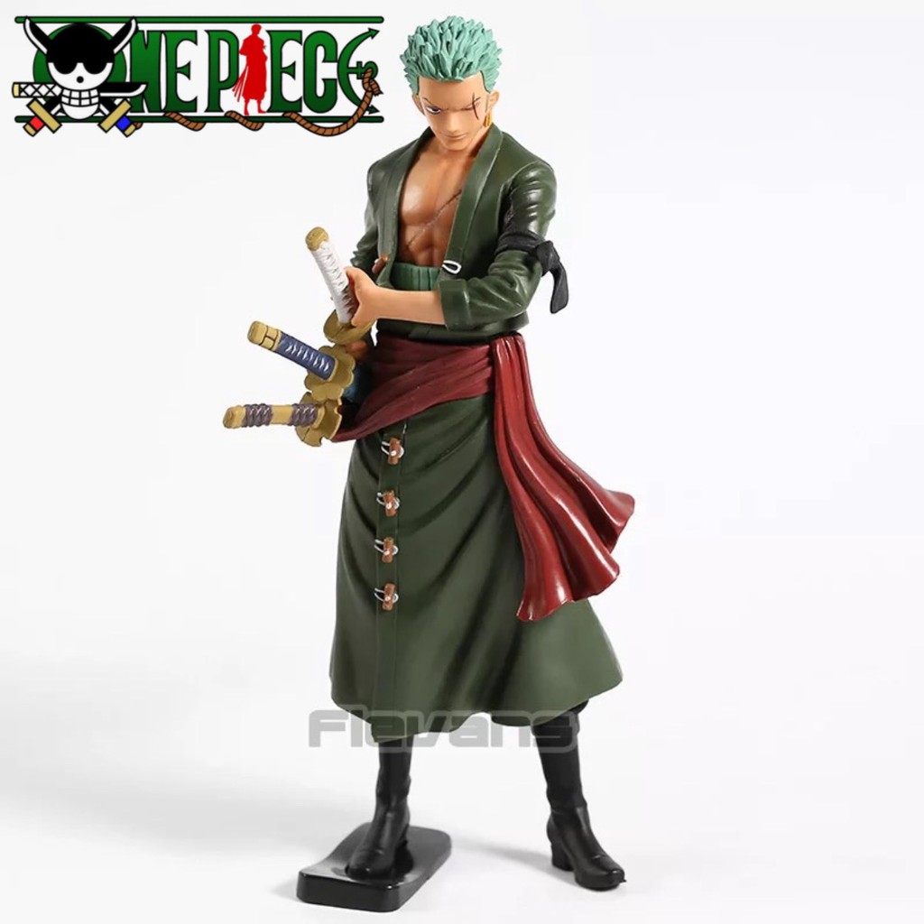 ACTION FIGURE ONE PIECE RORONOA ZORO THE GRANDLINE MEN TOPPER CAKE TOY ...