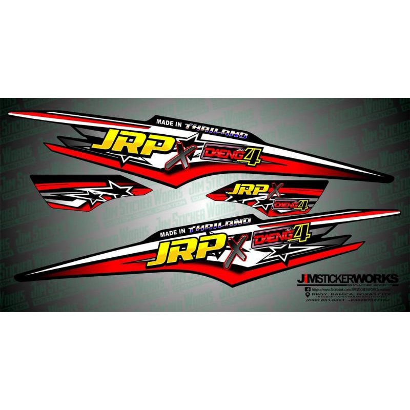 Honda Wave 100R Stock Decals(JRP edition) | Shopee Philippines