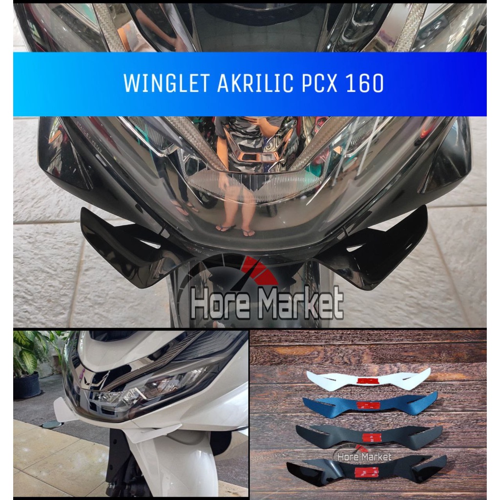 WINGLET PCX 160 NEW 2021 2022 2023 2024 WINGLET ALL NEW PCX 160 CC ...