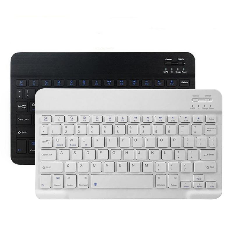 10 Inches Slim Bluetooth Wireless Keyboard 3.0 For Android Windows PC ...