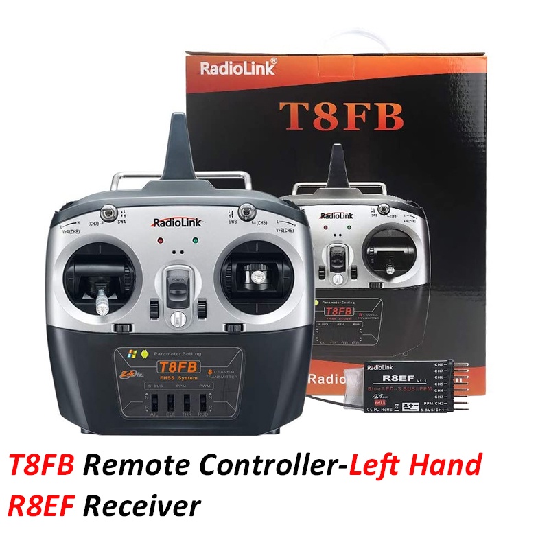 RadioLink T8FB 2.4GHz 8ch Transmitter Remote Controller With R8EF ...