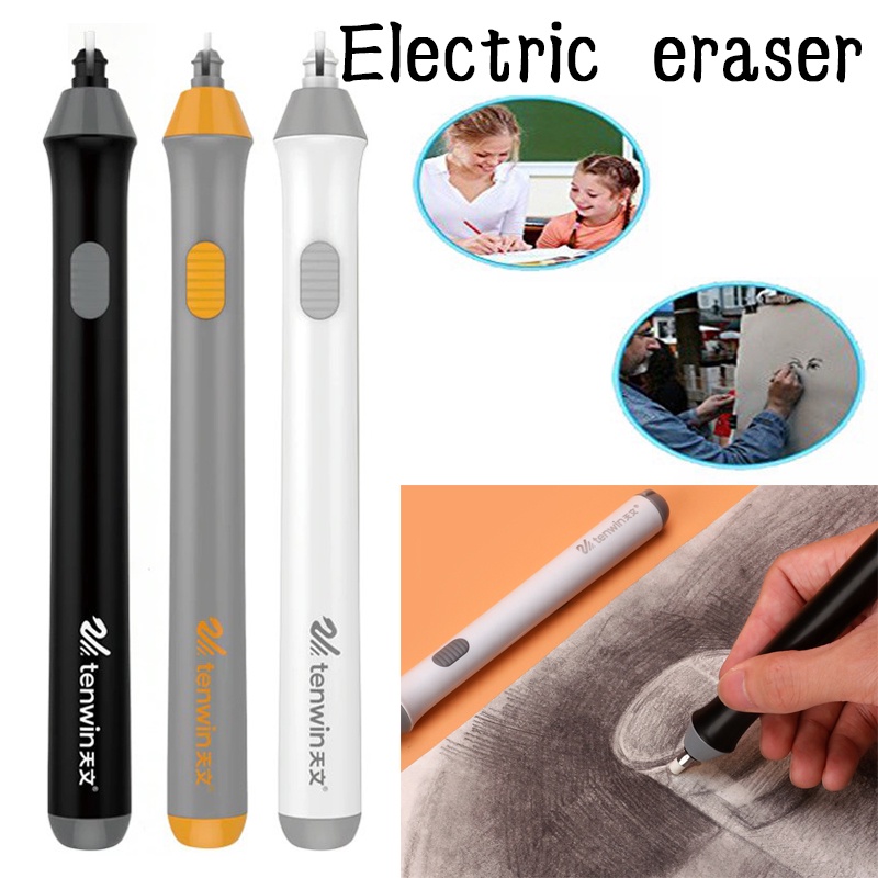 Electric eraser student eraser using battery electronic eraser | Shopee ...