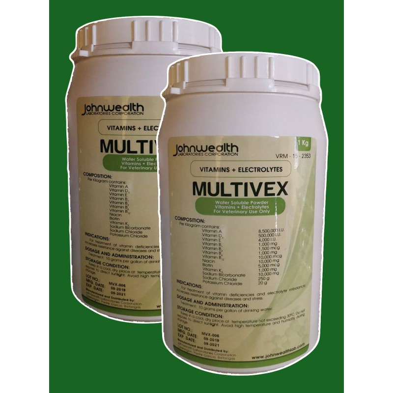 MULTIVEX | Multivitamins + Electrolytes (Water Soluble Powder) | Shopee ...