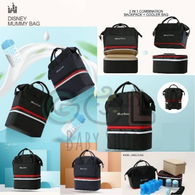 Cooler&backpack Bag Breast Milk Bag Cartoon Mummy Feeding Bottle ...