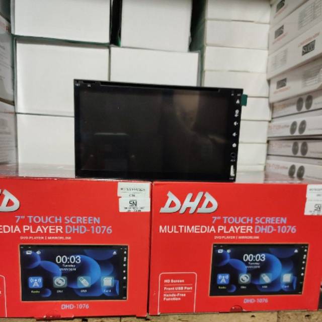 Double Din Dhd-1076 Dvd Screen Mirror Link, Bluetooth, Usb, Tv Head Unit | Shopee Philippines