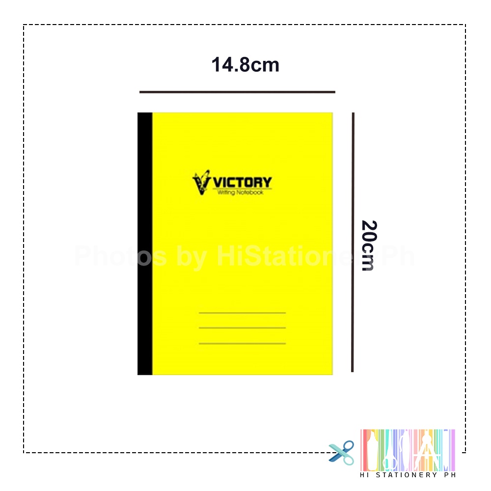 VICTORY Writing Notebooks with margin 80leaves - 1pc Random | Shopee ...