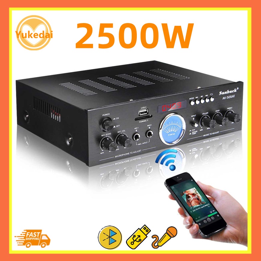 1 year warranty 2500W bluetooth 2.0 Channel Audio Power HiFi Home ...