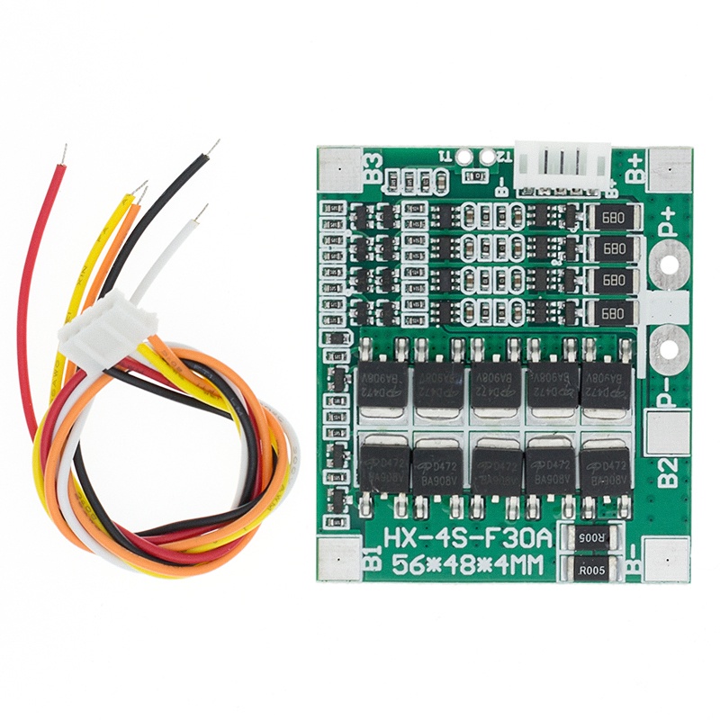 4S 30A 14.8V Li-ion Lithium 18650 Battery BMS Packs PCB Protection ...