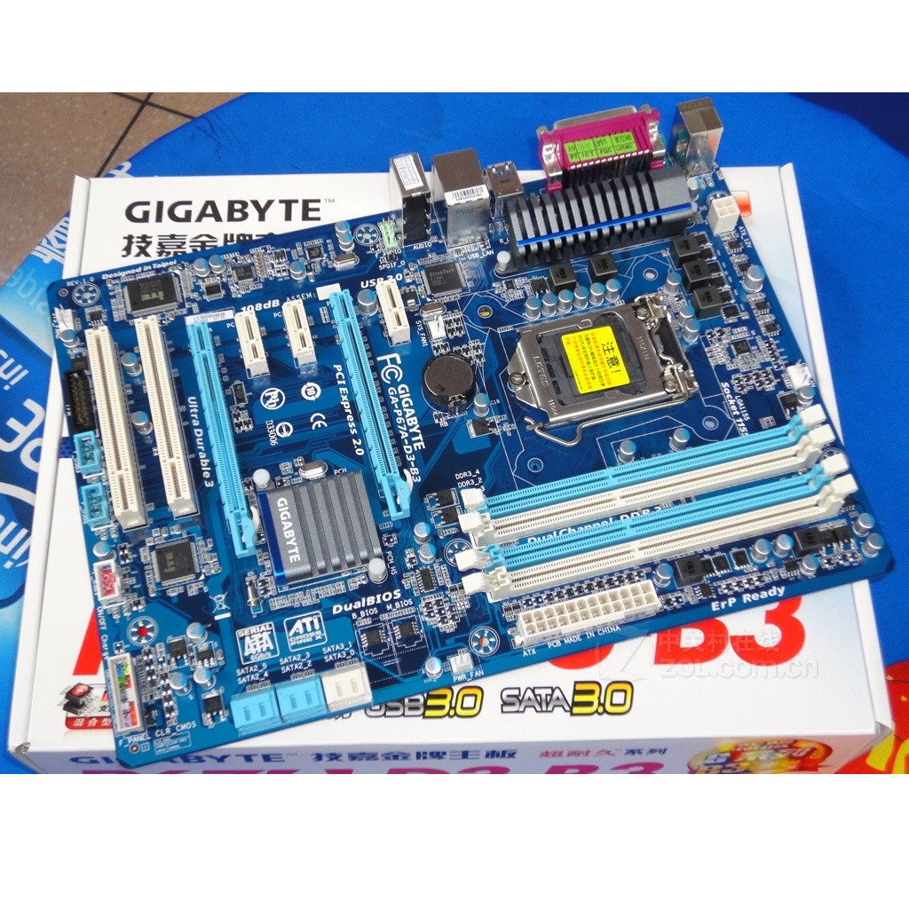 Gigabyte GA-P67A-D3-B3 Motherboard LGA 1155 Desktop Motherboard P67 ...