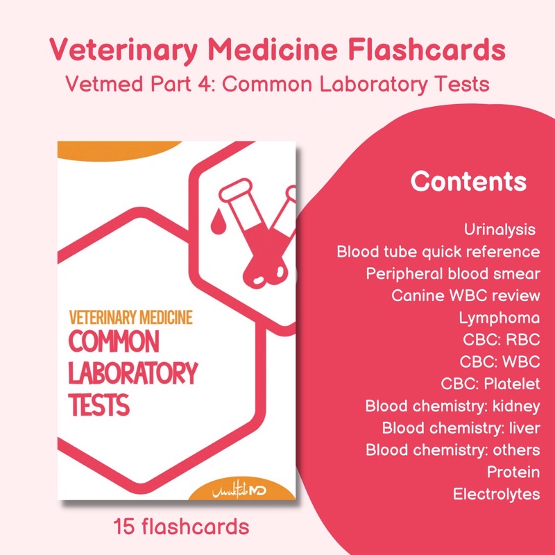 Vetmed flashcards for vetmed students, future DVM | Shopee Philippines