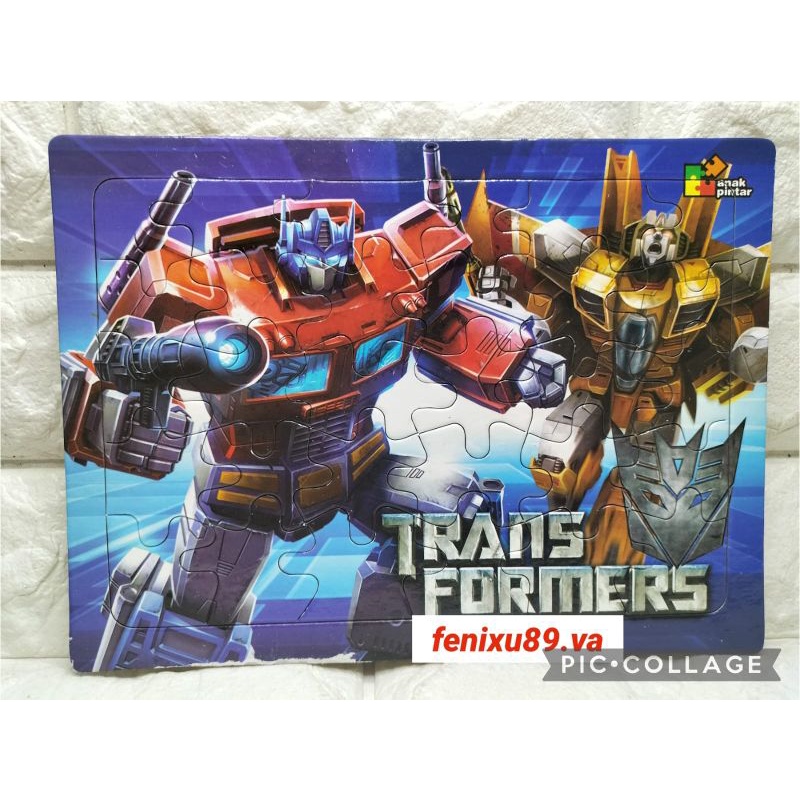 Transformer Puzzle optimus prime Robot 25x18cm | Shopee Philippines