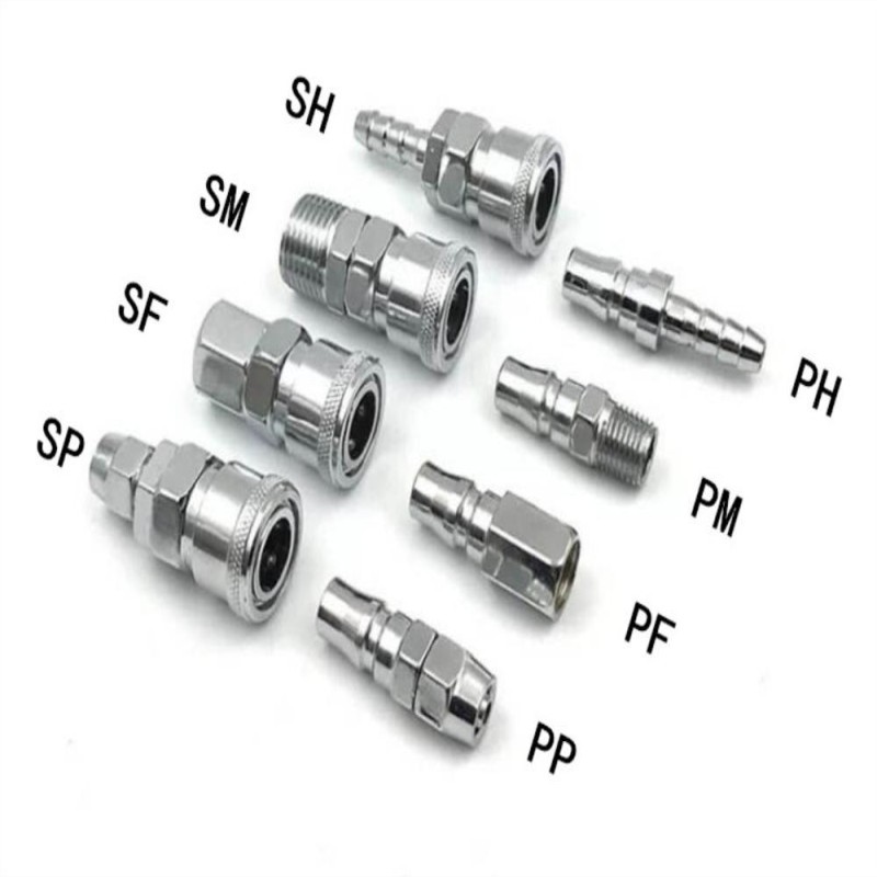 1pcs C type Quick connector Self locking connection PP SP PF SF PH SH PM SM High pressure ...