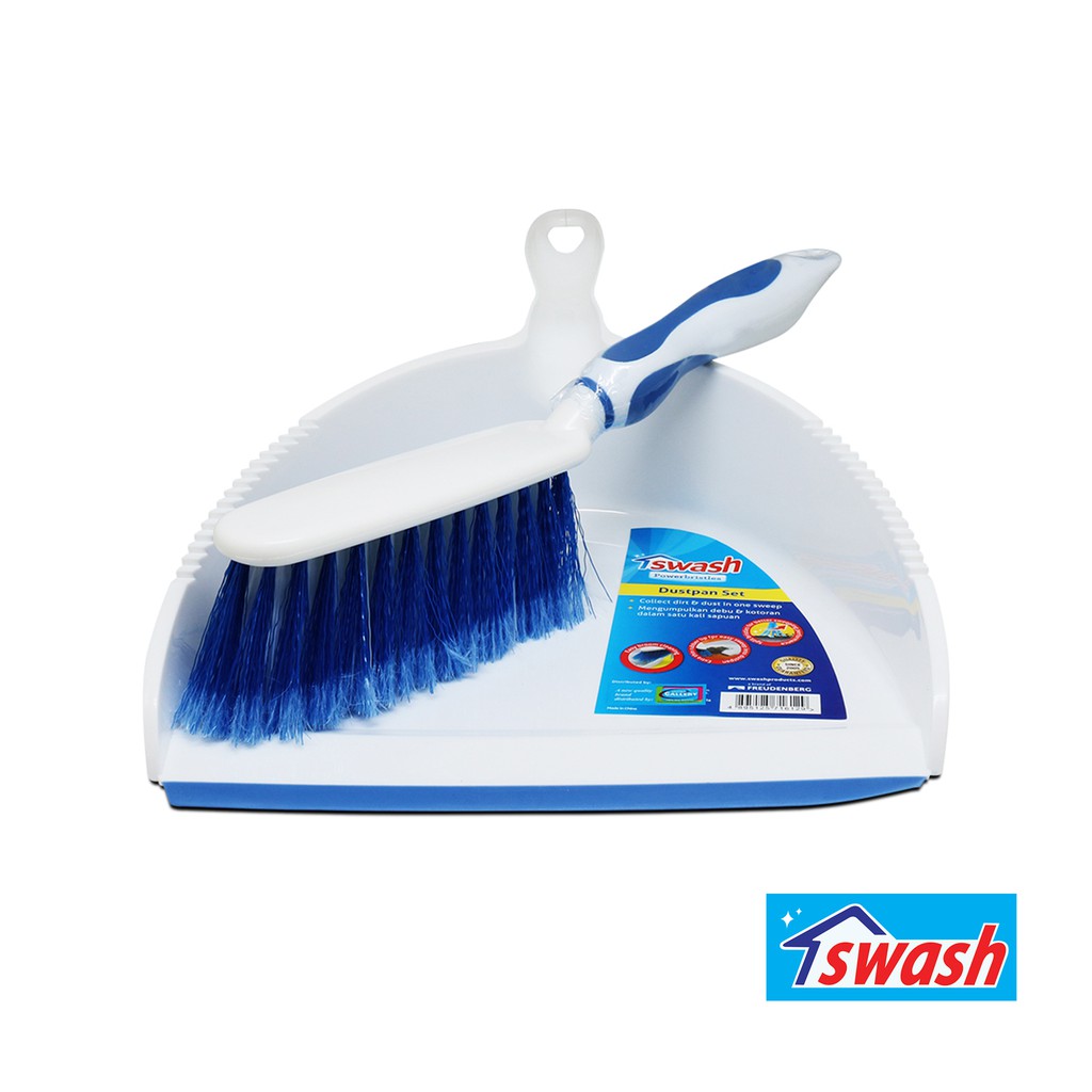 Swash Dust Brush Pan F179 | Dust Pan L34.5xW21.5cm Brush L27.5xH4.5cm ...