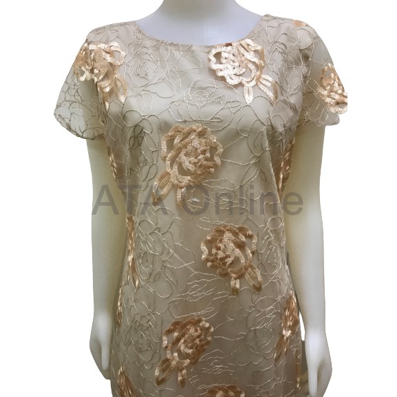Ninang/mother Dress for Wedding formal (Flower) | Shopee Philippines