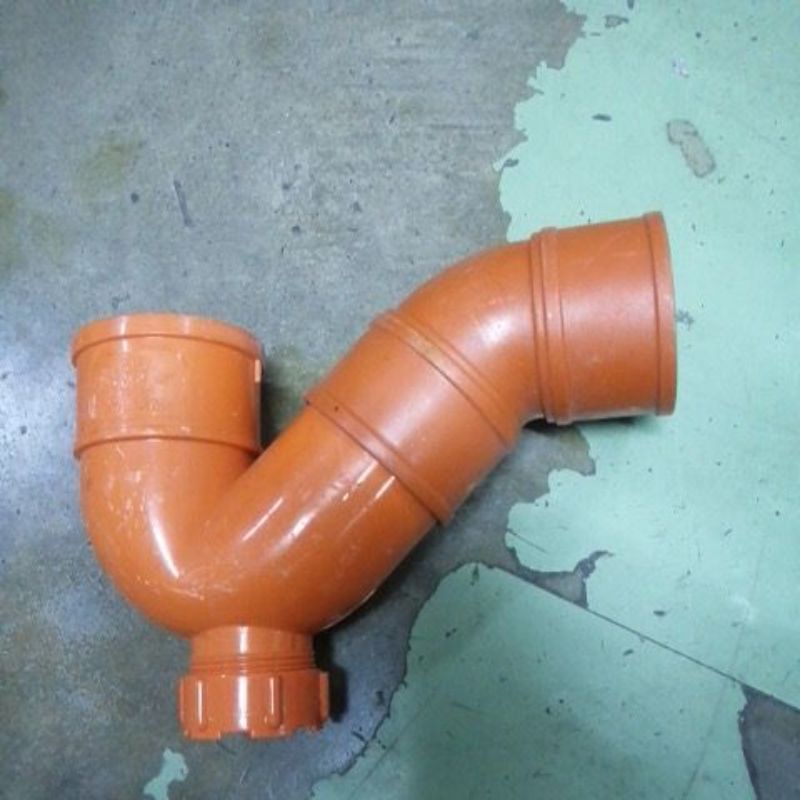 high quality( kitchen sink used) orangr/ black pvc U-trap/ p-trap #2 w ...