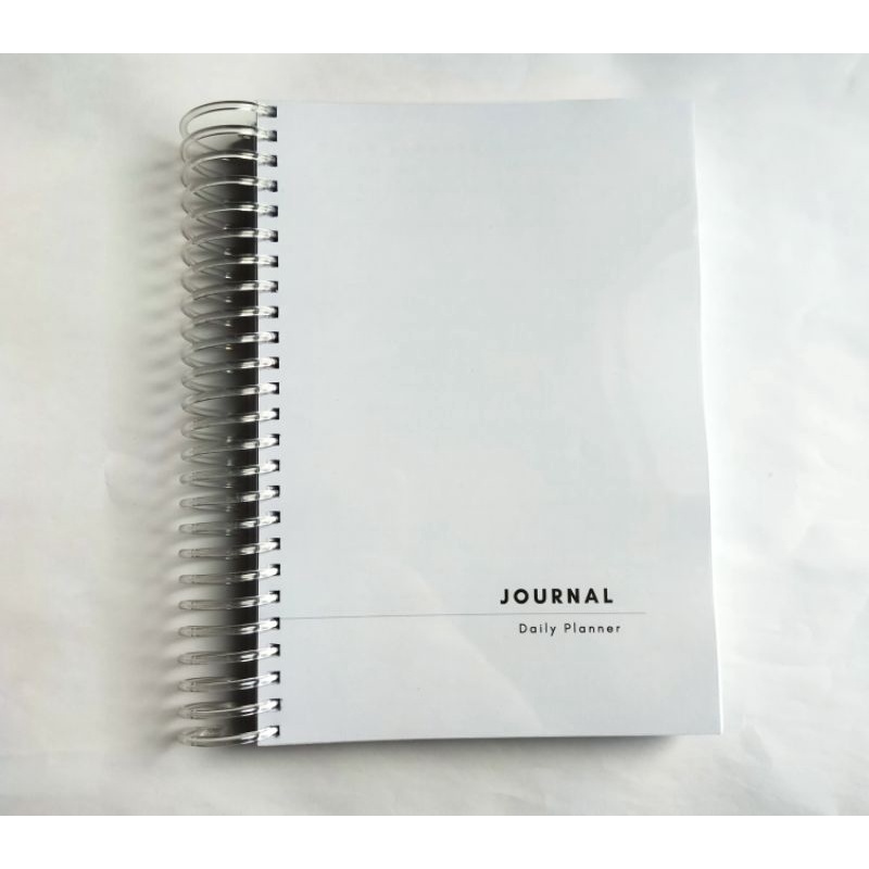 Simple Planner Journal | Daily | Blank/ Undated Minimalist Planner ...