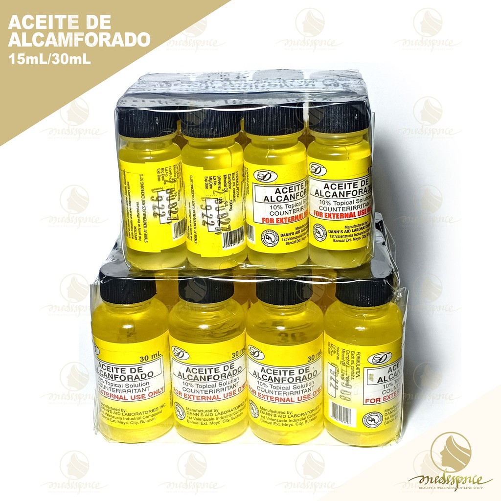 Aceite de Alcamforado 15ml/ 30ml/ 60ml/ 120ml by Dann's | Shopee ...