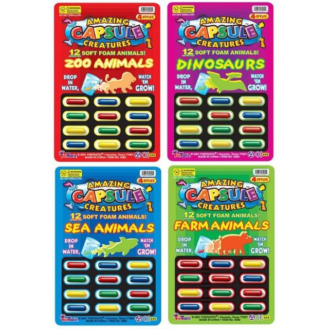 Growing Dinosaur Capsule / Unicorn Growing Capsule / Mermaid Capsule ...