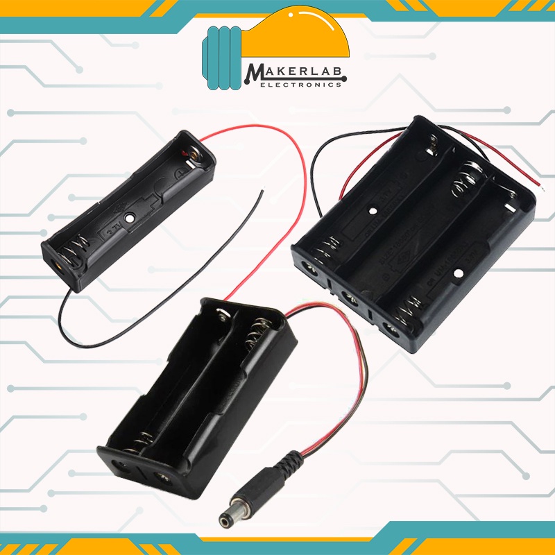 Series Battery Holder 18650 with Wire 1 Cell 2 Cell 3 Cell 1S 2S 3S ...
