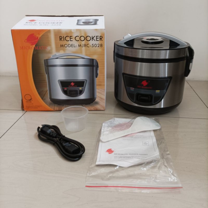 Micromatic 1.5L Rice Cooker Jar Type w/ Steam Rack ( MJRC-5028 ...
