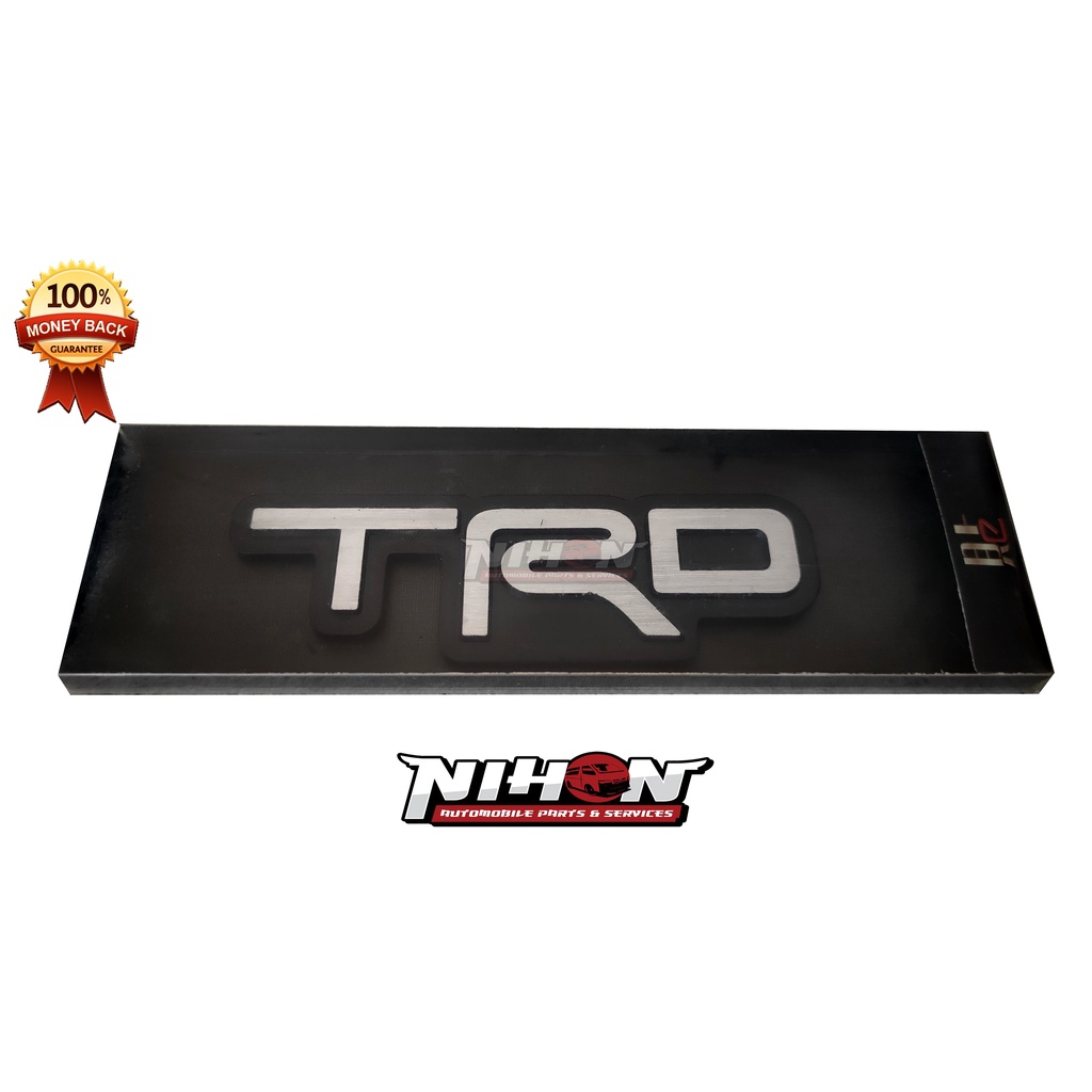 TRD ALUMINUM EMBLEM (1pc) | Shopee Philippines