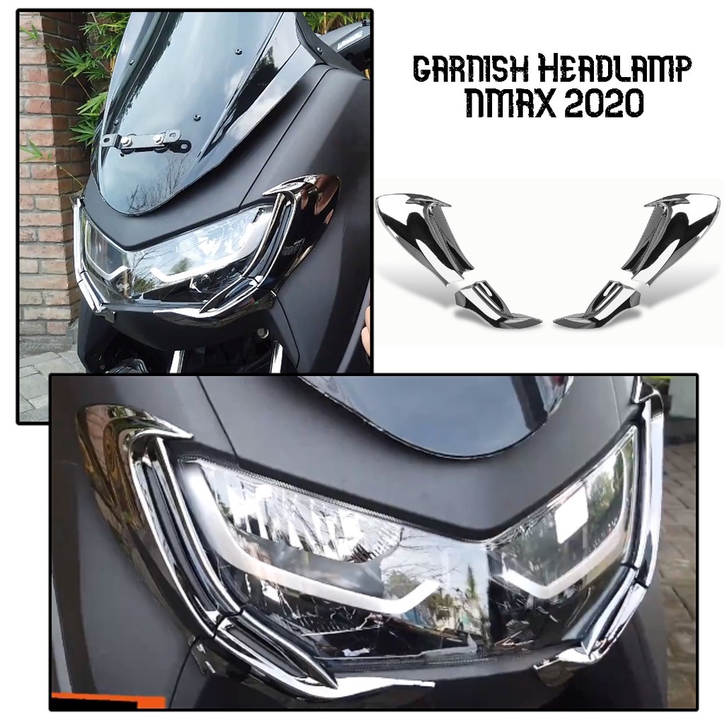 Garnish Headlamp nmax 2020/ Winglet new nmax/ Sideflow new nmax v2 ...