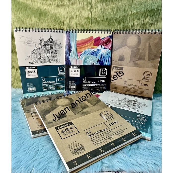 A4 Spiral sketchbook/sketchpad Drawing Book | Shopee Philippines