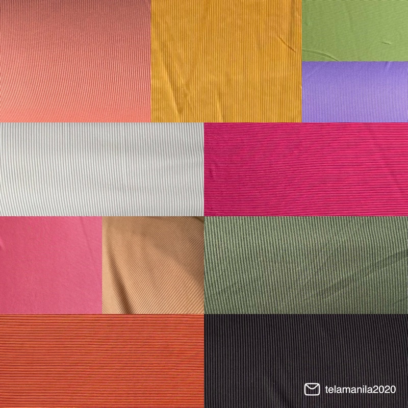 TELA MANILA Knitted per Yard like Cotton Spandex Fabric Tela Cloth ...