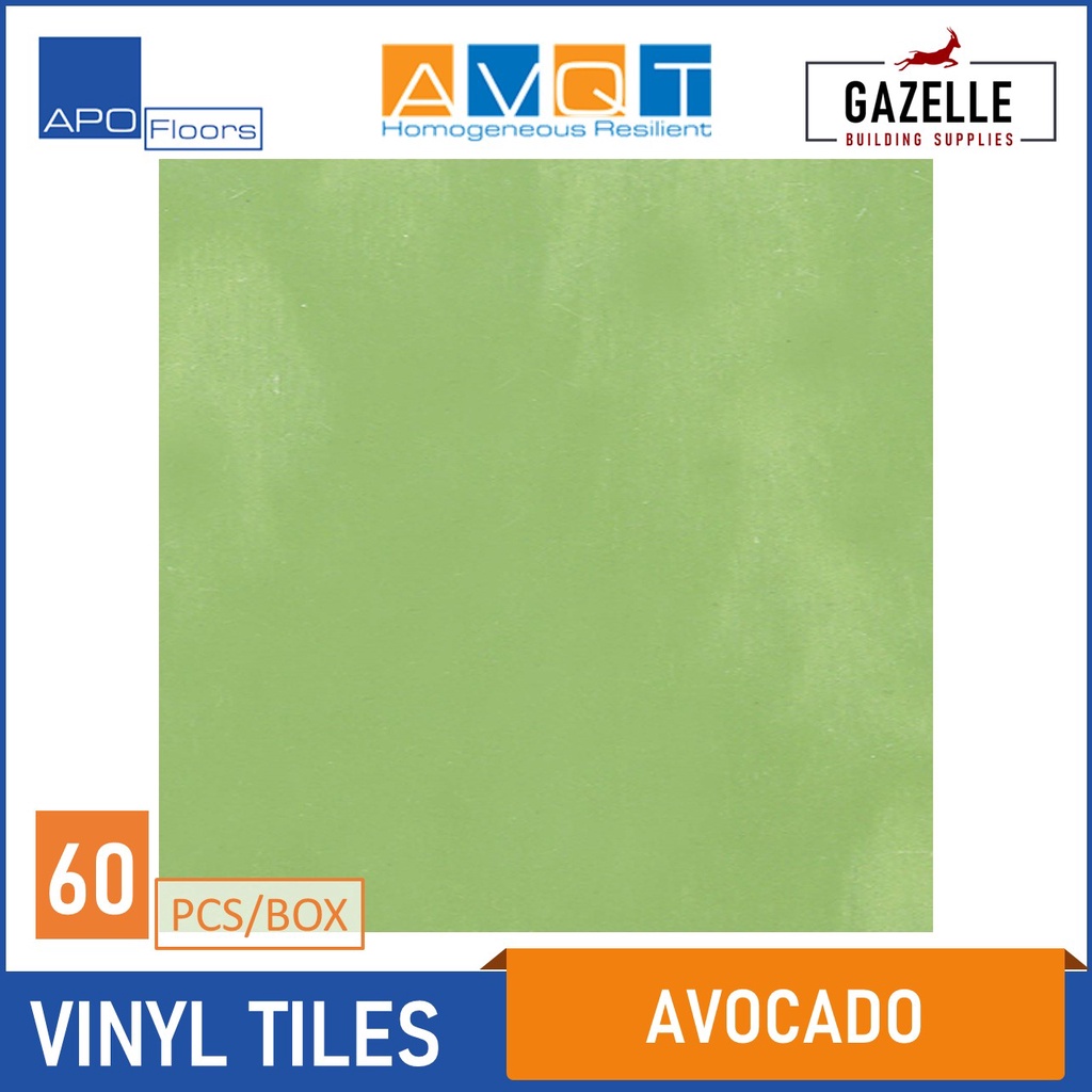 Apo Floor Vinyl Tiles AVQT (18 Colors Available) 1.3mm 60pcs / Box 11 ...