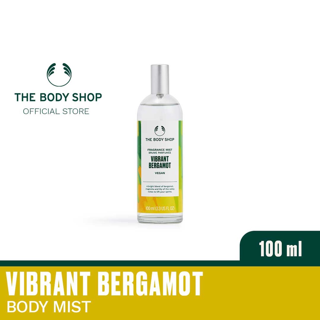 The Body Shop Vibrant Bergamot Body Mist (100ml) | Shopee Philippines