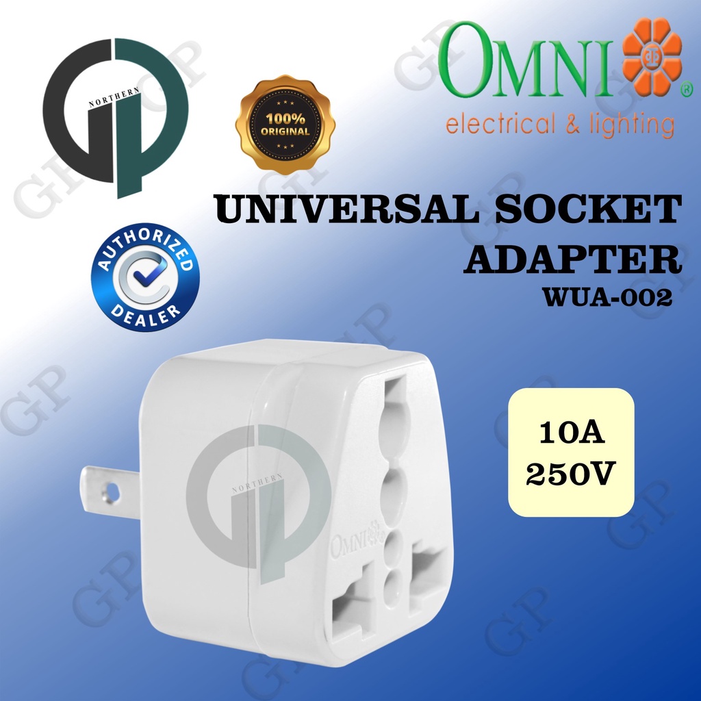OMNI Universal Socket Adapter WUA-002 - GPNorthern | Shopee Philippines
