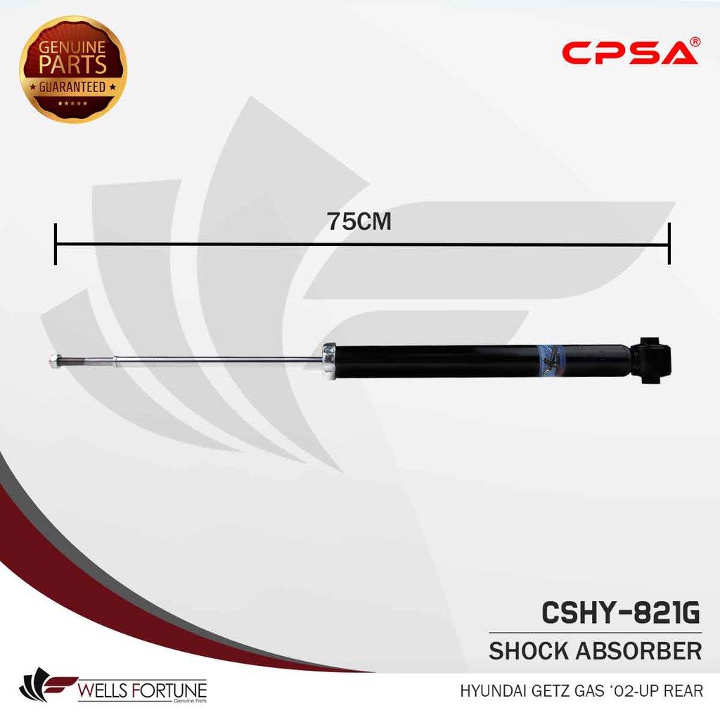 HYUNDAI GETZ 2002 - 2012 REAR 343398 CPSA GAS TYPE SHOCK ABSORBER FOR ...