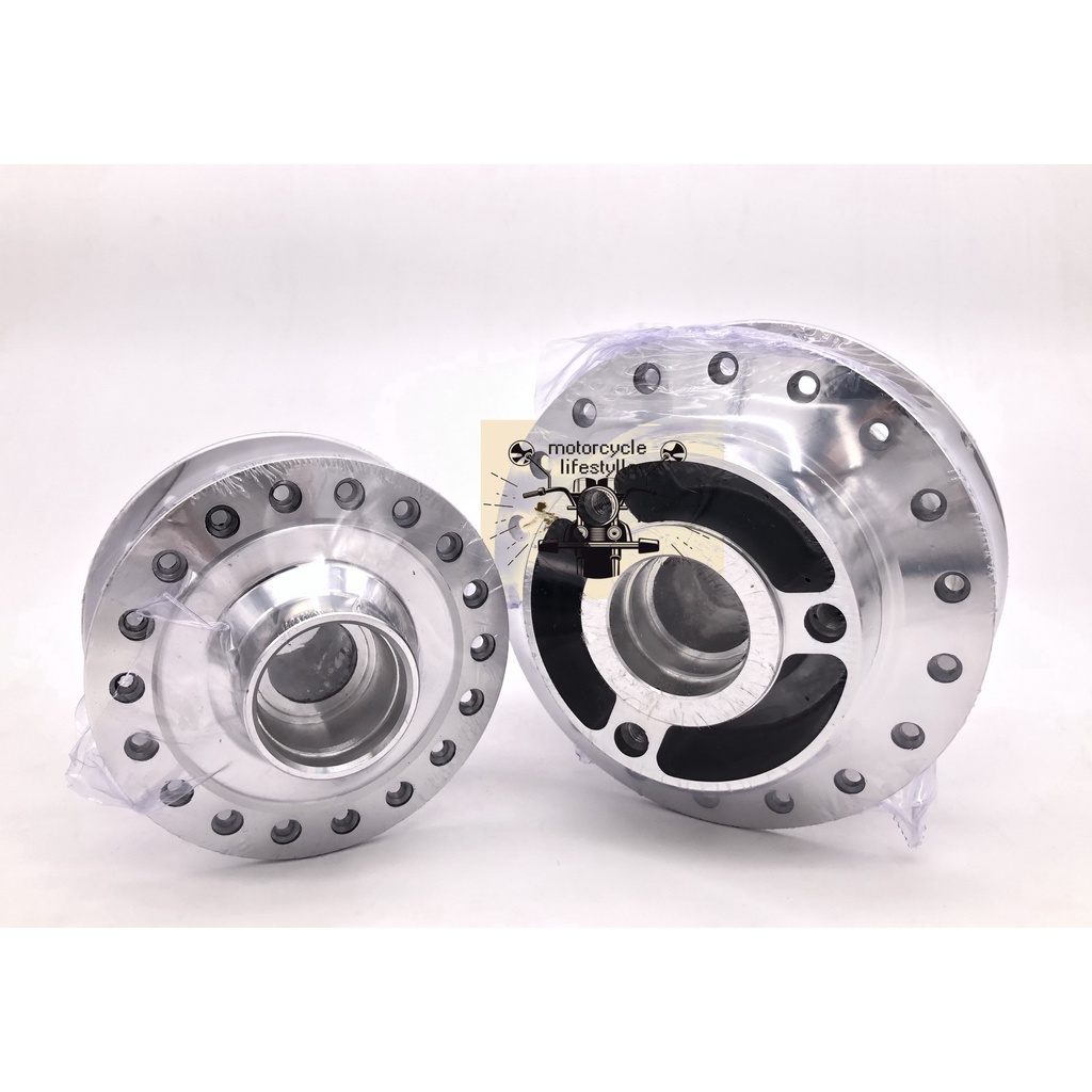 Motorcycle Hub Chrome XRM/WAVE and RAIDER 150 (Front&Rear) | Shopee ...