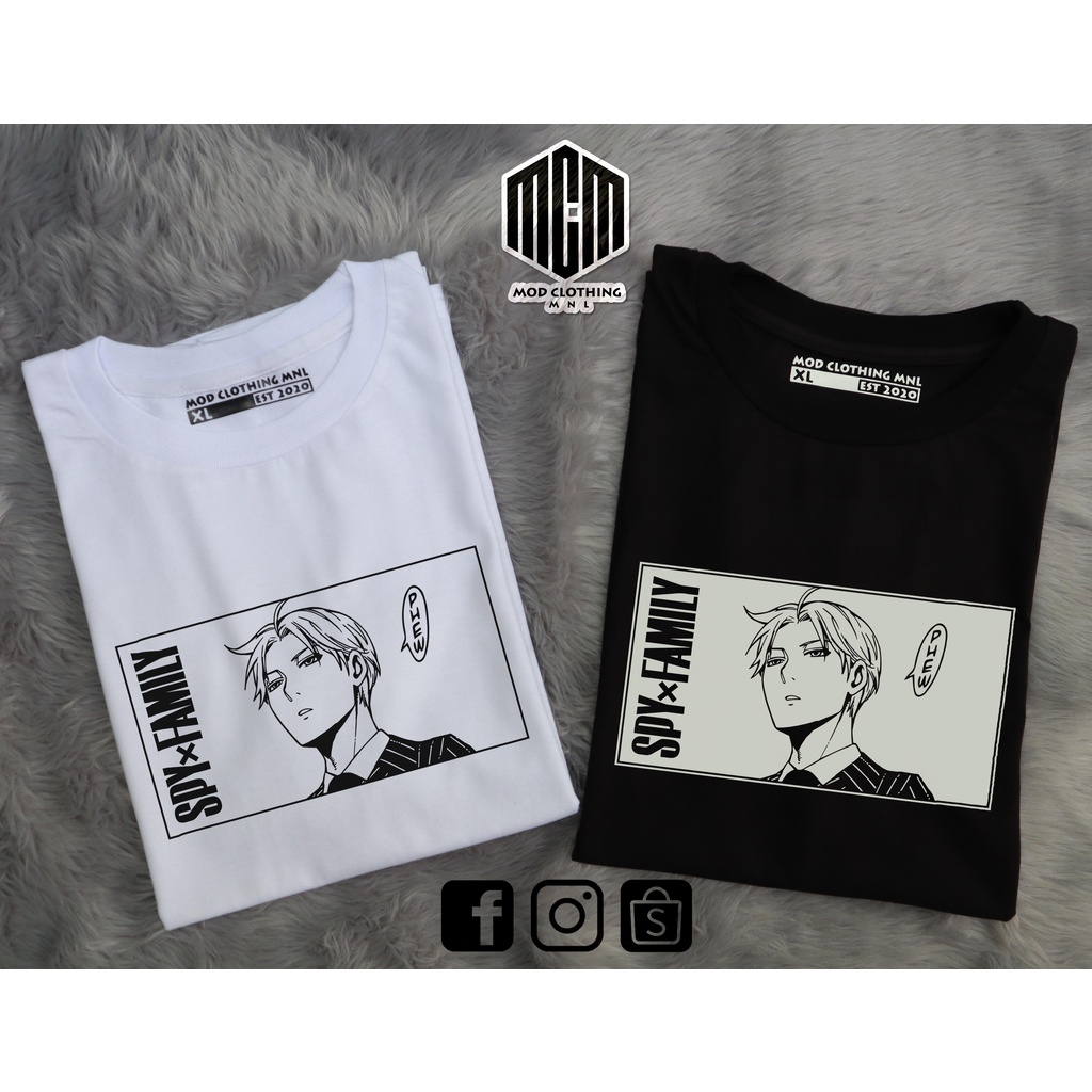 LOID FORGER SPY X FAMILY T-SHIRT | modclothingmnl | Shopee Philippines