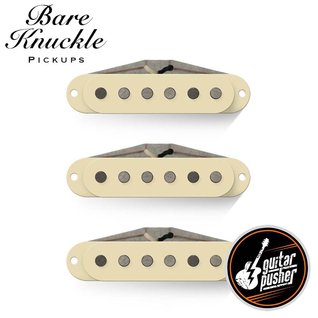 Bareknuckle Strat Irish Tour Calibrated Set, 6-String Vintage Staggered ...